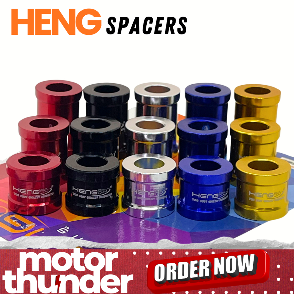 HENG WHEEL SPACERS FOR MOTORCYCLE ALLOY SMALL/MEDIUM/LARGE (SOLD PER ...