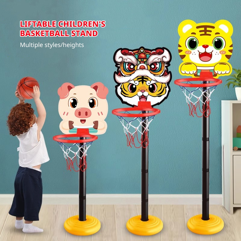 Basketball Stand Full Set Adjustable Mini Basketball Ring With Ball And ...