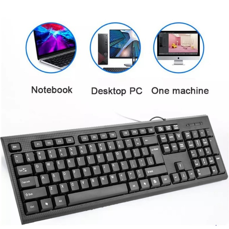 Wired keyboard for laptop office keyboard game keyboard and mouse set ...