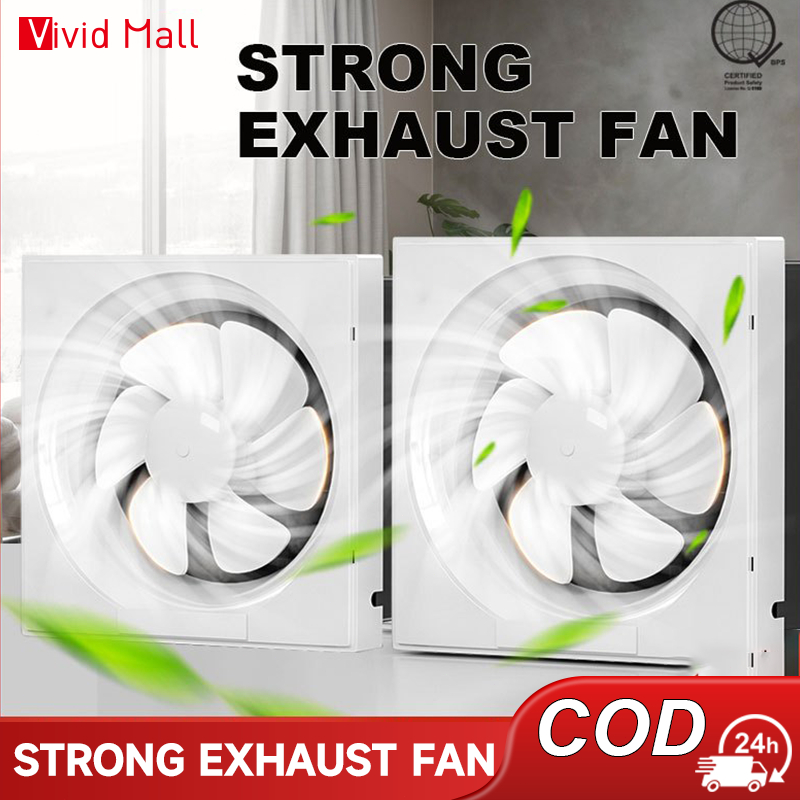 Vivid Strong Exhaust Fan Ceiling Standard Wall Household For Kitchen ...