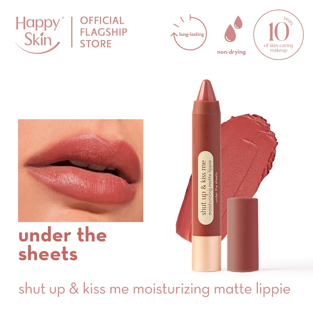 Happy Skin Shut Up and Kiss Me Moisturizing Matte Lippie | Shopee ...