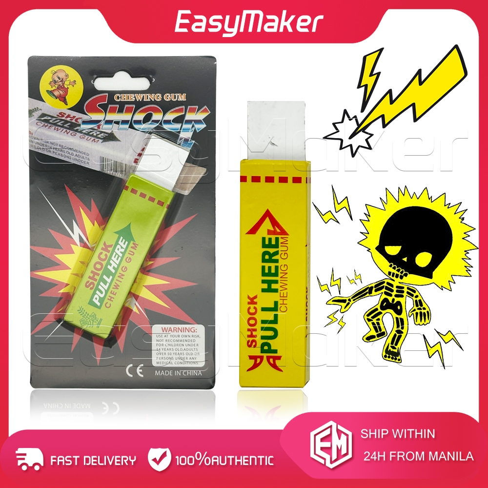 Electric Shocking Chewing Gum Funny Toys Shock Chewing Gum Prank Joke ...