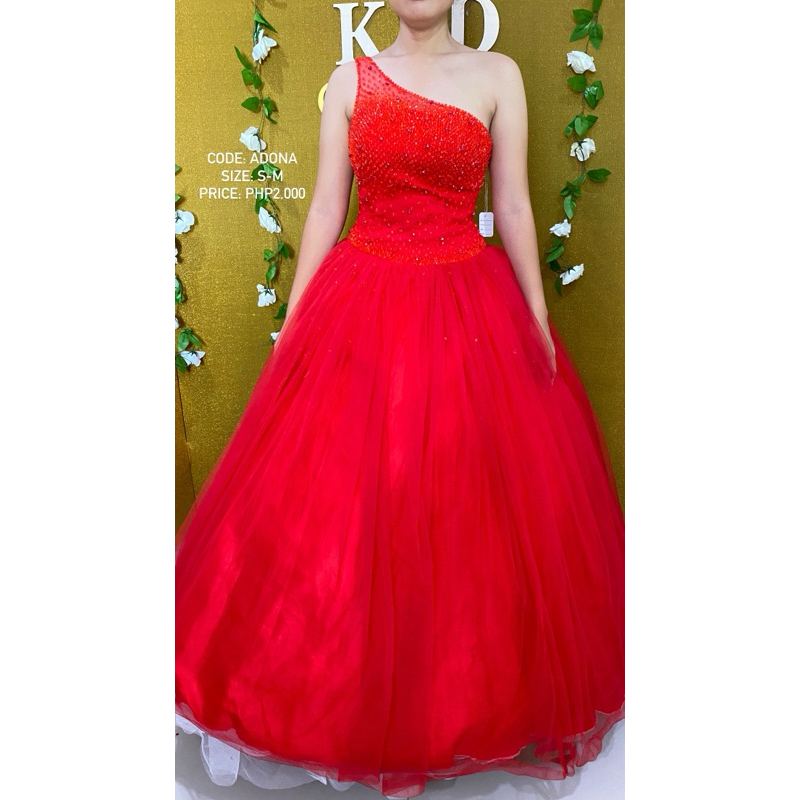 DEBUT GOWN (CODE: ADONA) | Shopee Philippines