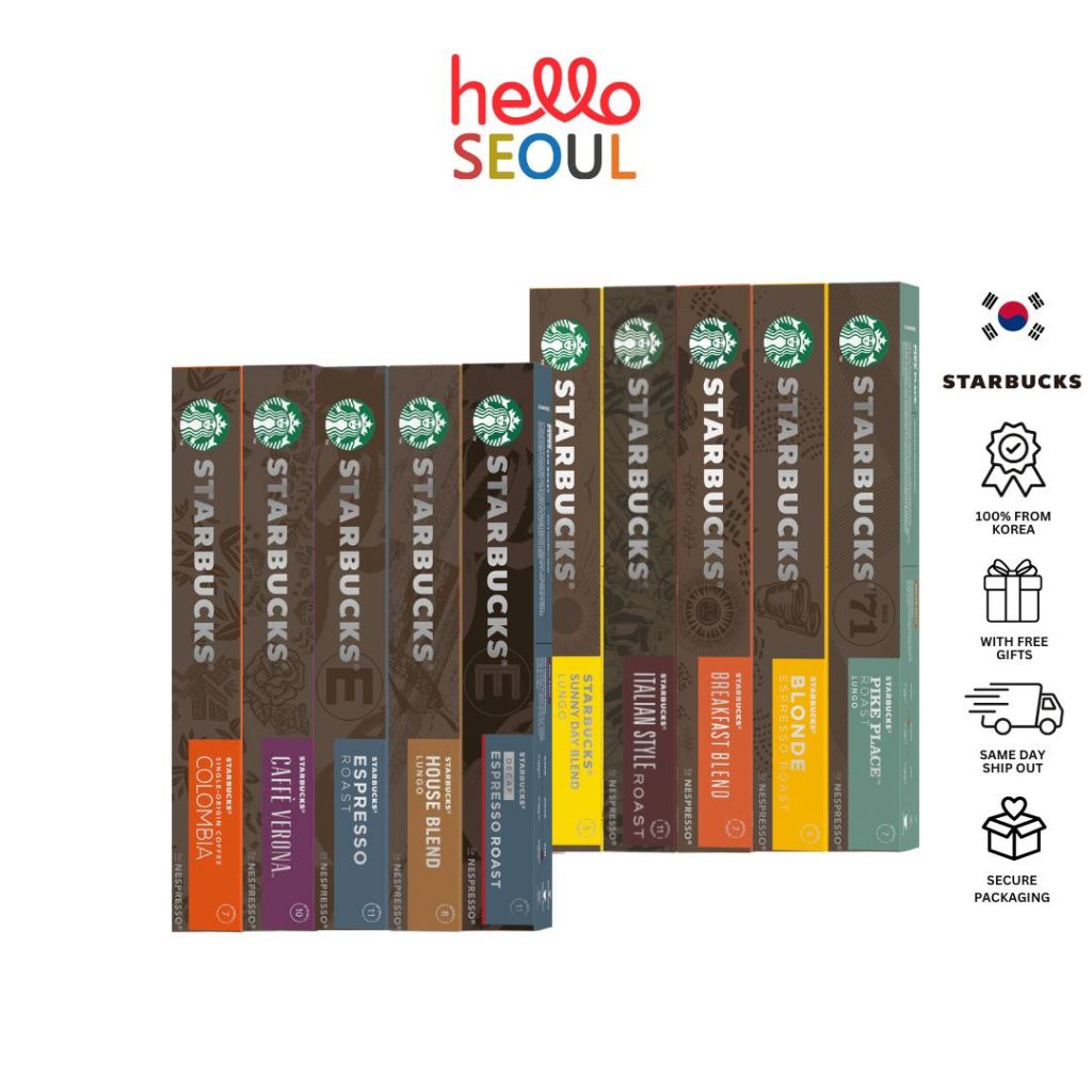 Starbucks Capsules Coffee Nespresso Compatible x 10EA (1Box) | Shopee Philippines