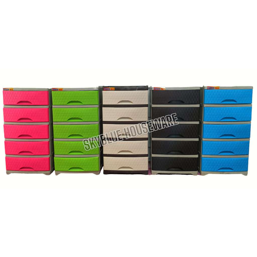 UNI-LUCKY 5 LAYER RATTAN DRAWER / CABINET / RATTAN DRAWER / ORGANIZER ...