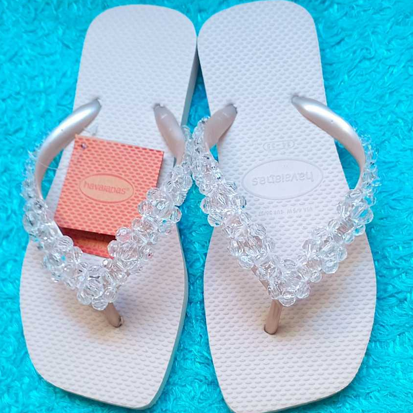 Personalized beaded Slippers - OLD DESIGN - Slippers with beads ...