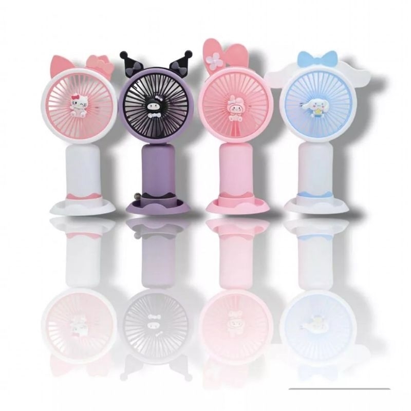 Sanrio Character Mini USB Handheld Fan Portable Kuromi Minions Melody ...