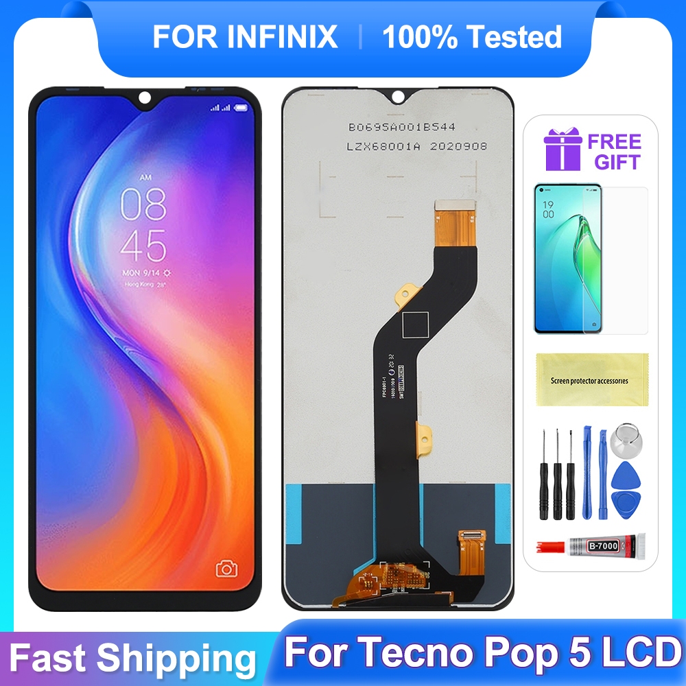 LCD For Tecno Pop 5 BD2 BD2p BD3 BD1 LCD Display Touch Screen Digitizer Replacement | Shopee ...