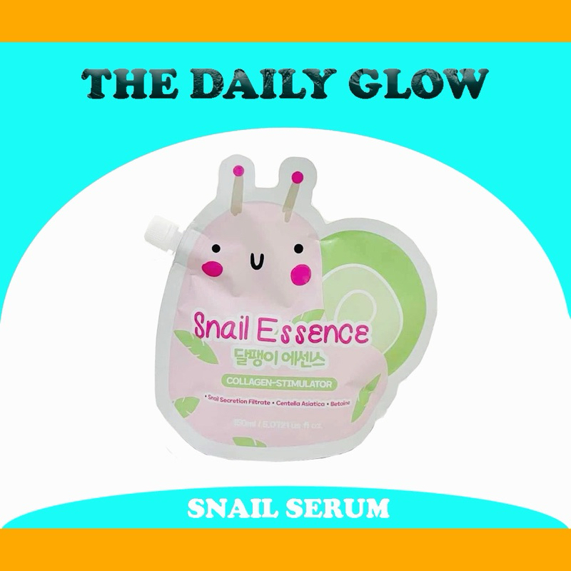 THE DAILY GLOW Snail Essence Serum | Shopee Philippines