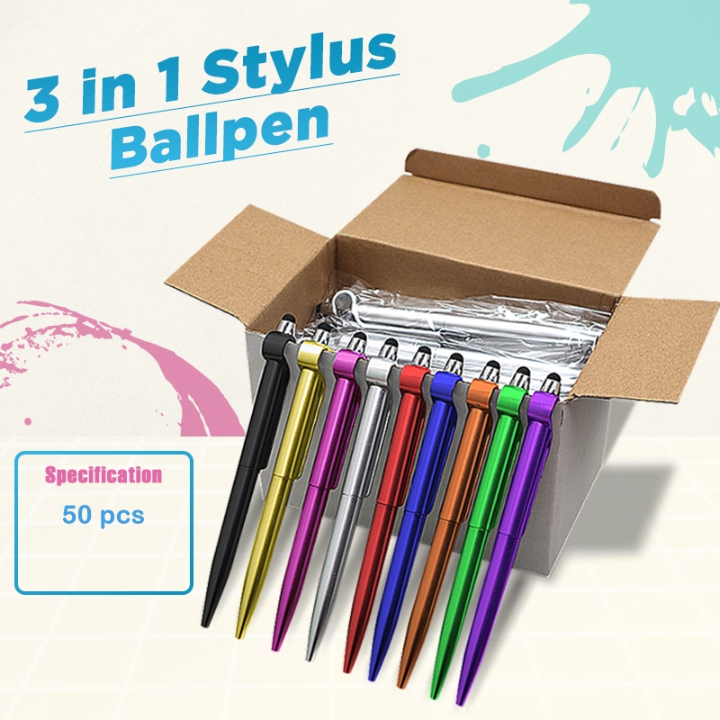 50pcs 3in1 Multi Function Stylus Ballpen | Shopee Philippines