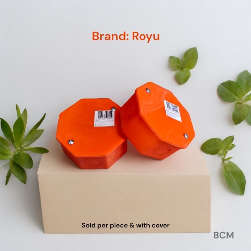 Royu Junction Box with cover and screw | Shopee Philippines