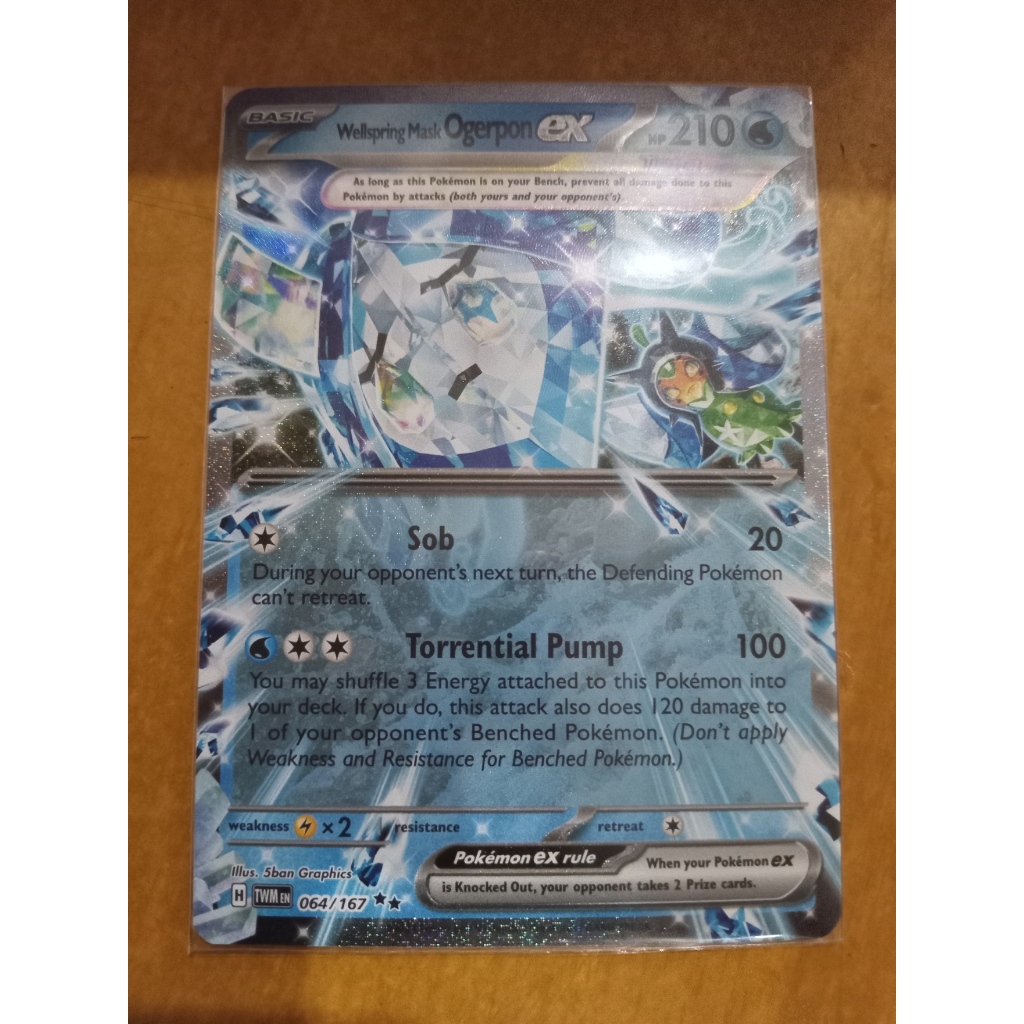 Wellspring Mask Ogerpon ex - 064/167 - Ultra Rare Pokemon TCG Standard ...