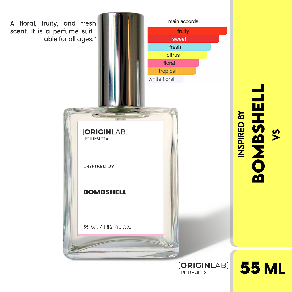 BOMBSHELL Inspired Perfume ORIGINLAB Parfum Oil Based Perfume for WOMEN ...