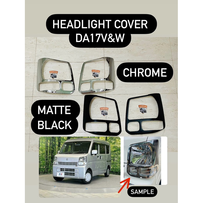 Headlight Cover Set for Suzuki DA17V & DA17W with 3M Tape | Shopee ...