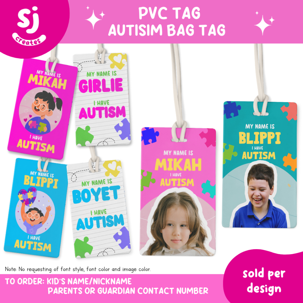 Personalized Autism | Down Syndrome | ADHD PVC Identification Card ...