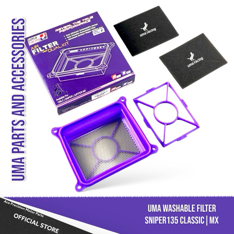 UMA RACING AIR FILTER WASHABLE FOR SNIPER135 | Shopee Philippines