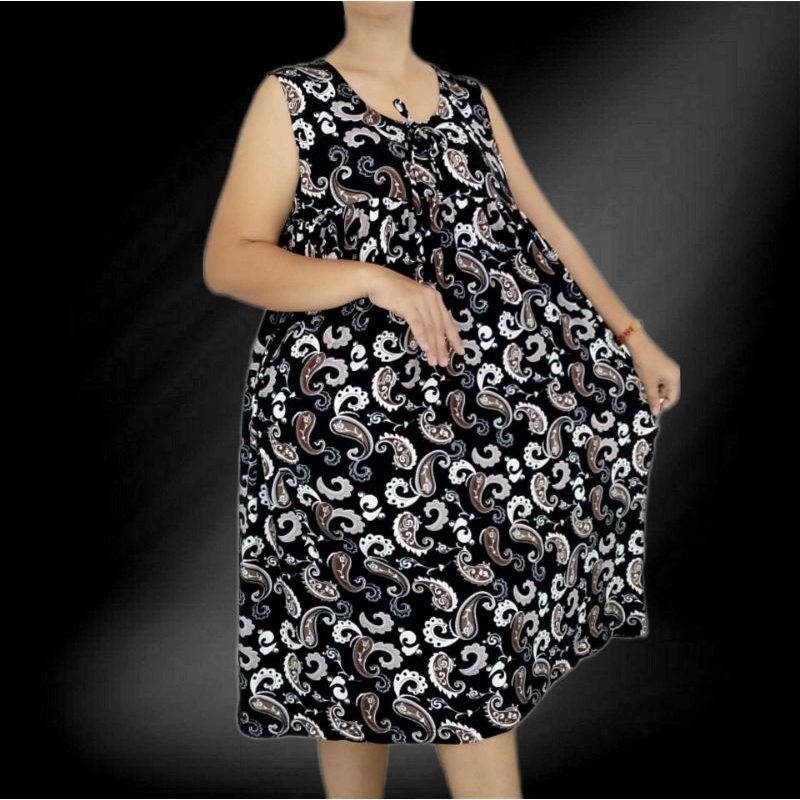 (YC27) 3XL 4XL PLUS SIZE Daster Pambahay / Big Size Duster Dress ...