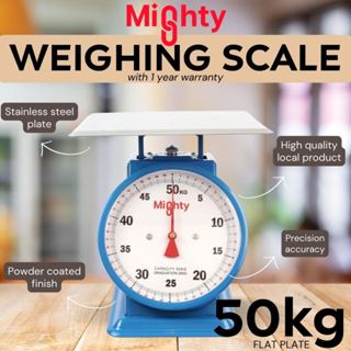 [Mighty] Weighing Scale 50 kilograms FLAT PLATE/ Timbangan 50 kilo ...