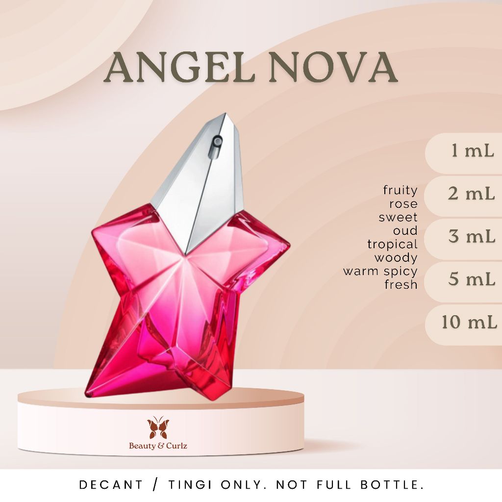ANGEL NOVA EDP Takal/Tingi by Beauty & Curlz - Heart E. Scent | Shopee ...