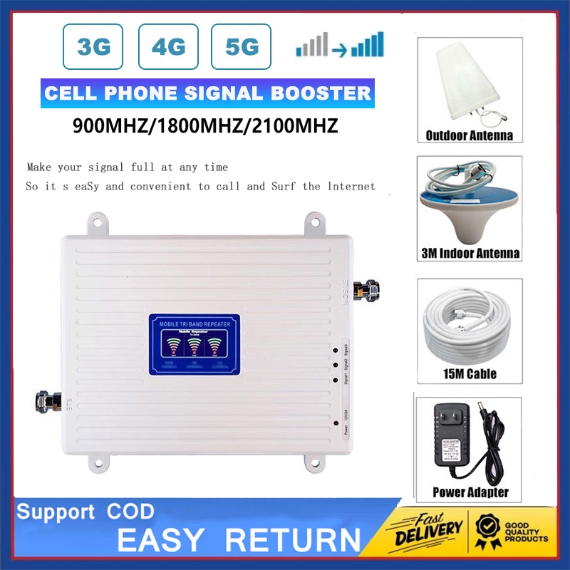 3G/4G/5G Tri Band Cellular Range Antenna LTE for all network | Shopee ...