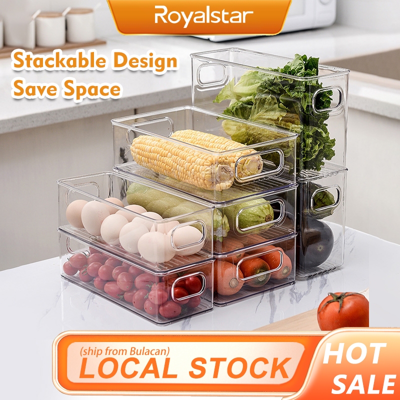 𝗦𝗔𝗙𝗘 𝗗𝗘𝗟𝗜𝗩𝗘𝗥𝗬 Multifunctional Refrigerator Organizer Bins Stackable ...