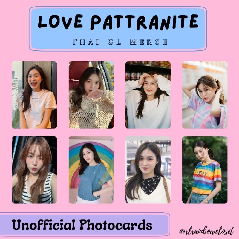 Thai GL Love Pattranite Photocards MilkLove 23.5 Series | Shopee ...