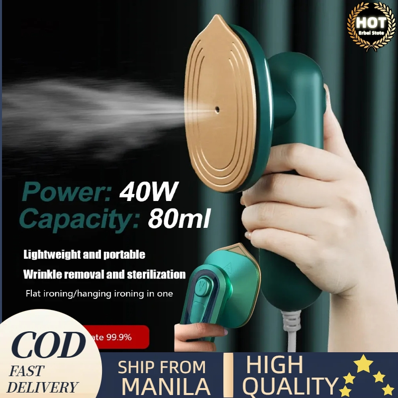 Handheld Flat Iron With 3 Gears Mini Foldable Electric Steam Iron Small ...