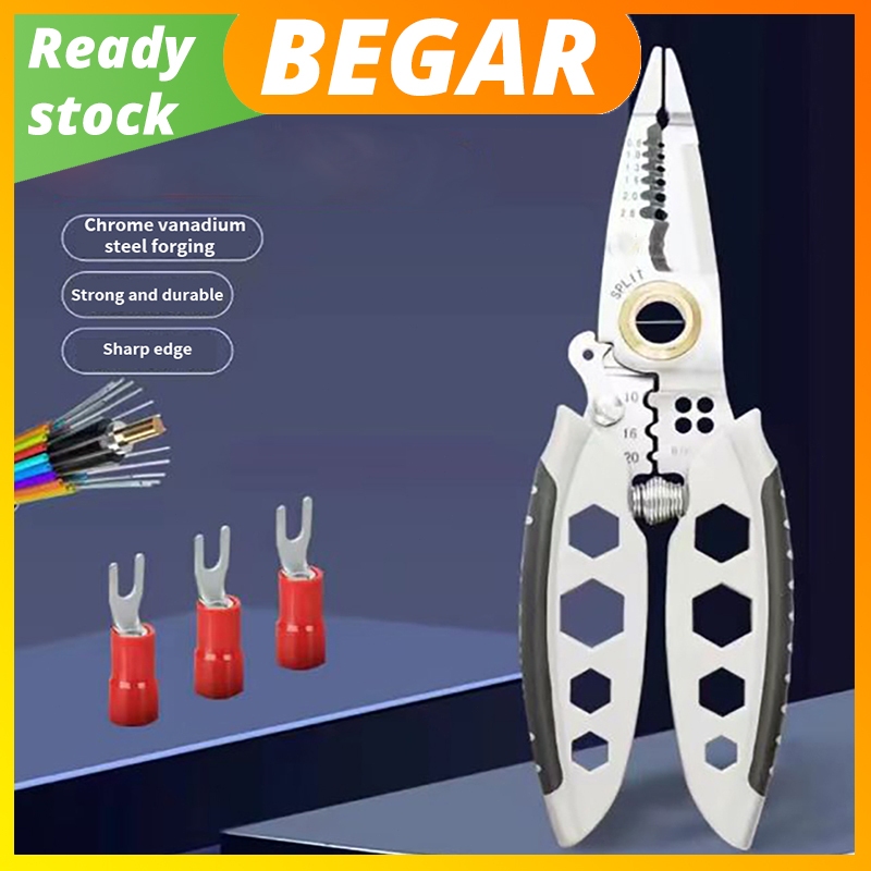 Multi-Purpose Wire Stripping Cable Cutters Wire Stripper Professional ...
