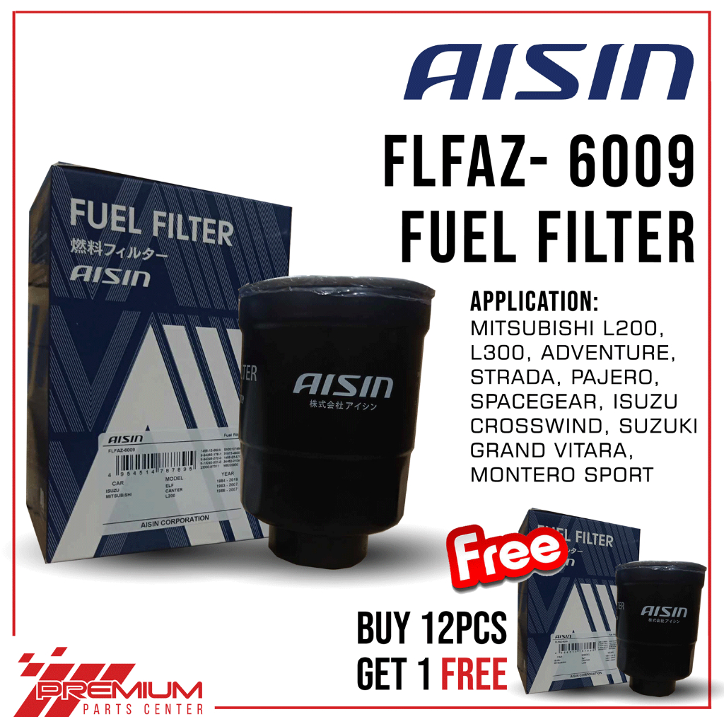 AISIN Fuel Filter FLFAZ-6009 (Cross Ref. VIC FC-321) for Mitsubishi ...