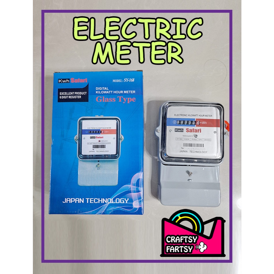Safari Electrical Submeter /Electric Sub-meter/ Metro ng Kuryente/ Kontador | Shopee Philippines