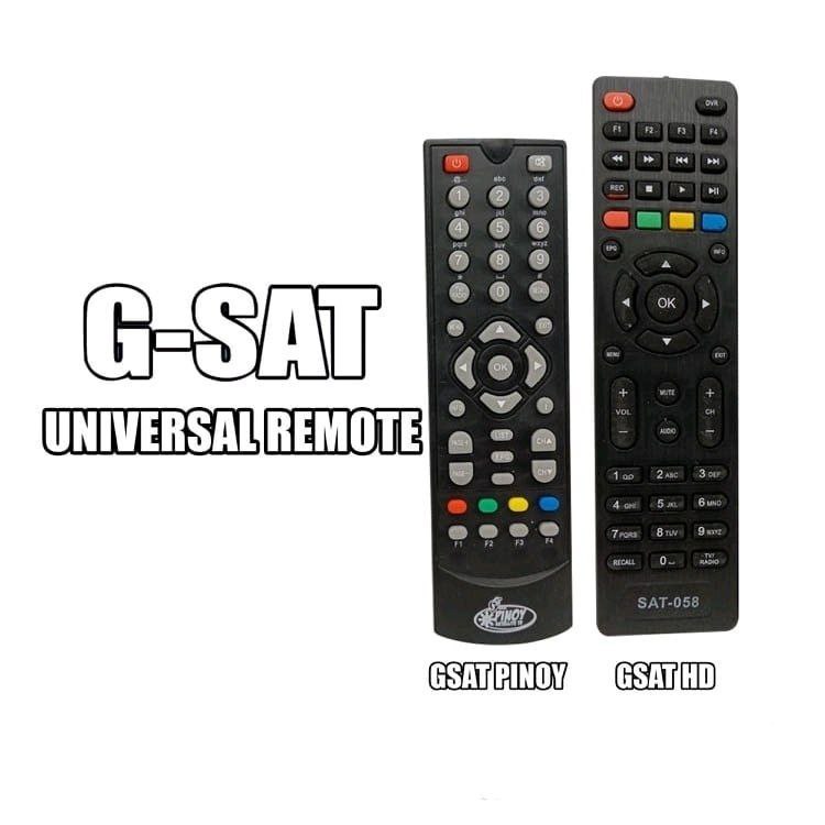 GSAT Remote Control Compatible with G Pinoy Green and Black Box and GSAT HD Gold Box Yinhe ...