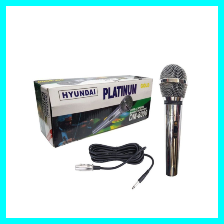 AMK Hyundai Platinum DM-8000 Professional Microphone System 8Meter | Shopee Philippines