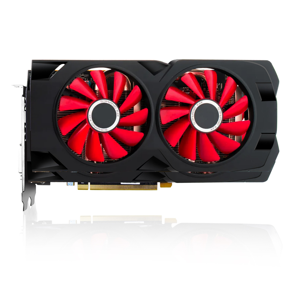 Original[Used 99%NWE]XFX RX580 8G Black Wolf 2048SP GDDR5 256-Bit GPU ...