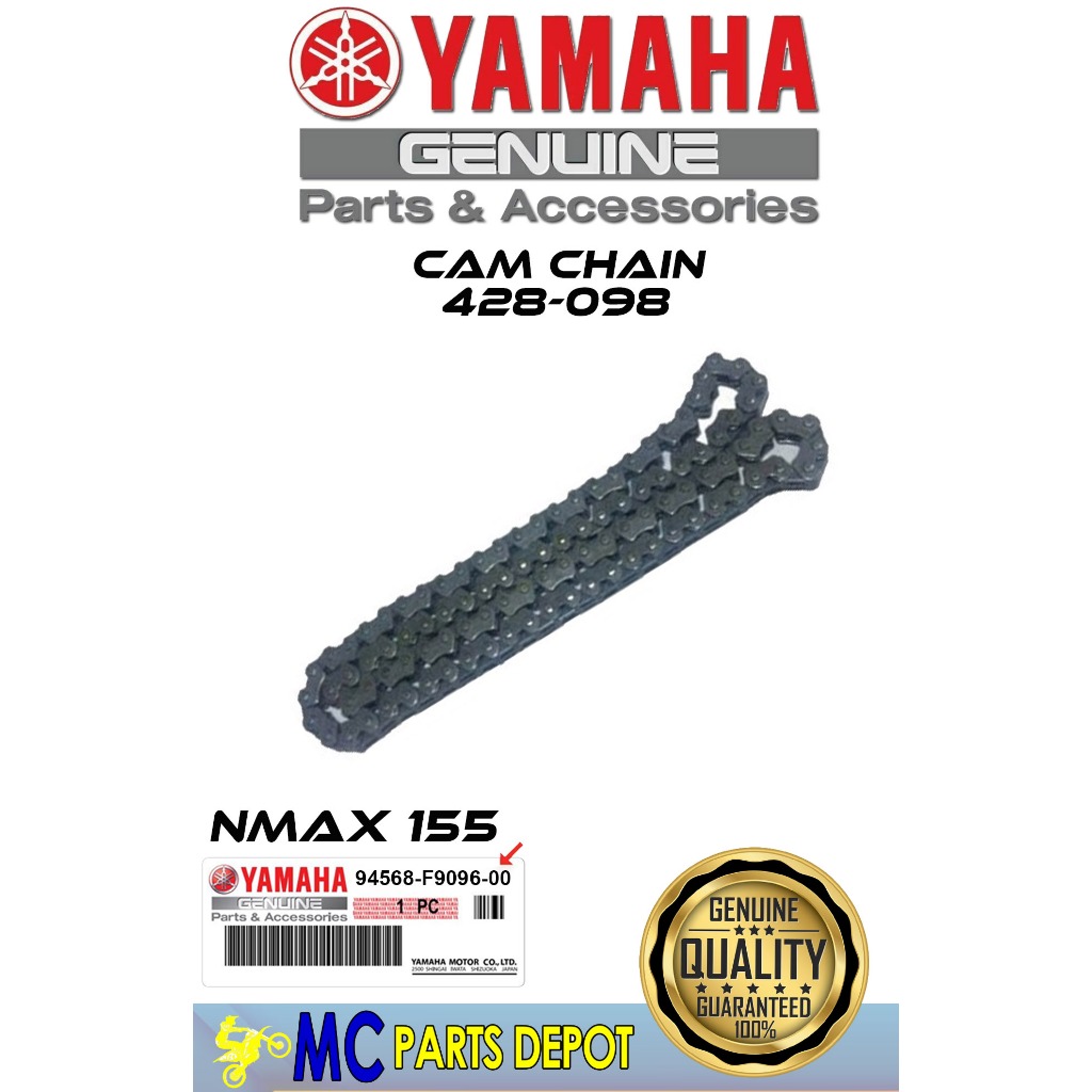 YAMAHA GENUINE TIMING CHAIN / CAM CHAIN FOR NMAX 155 ( 94568-F9096-00 ...