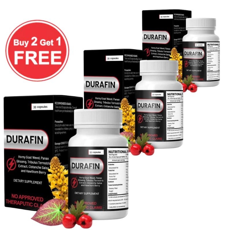 Durafin Capsules for Men - Promote Overall Wellness | Shopee Philippines