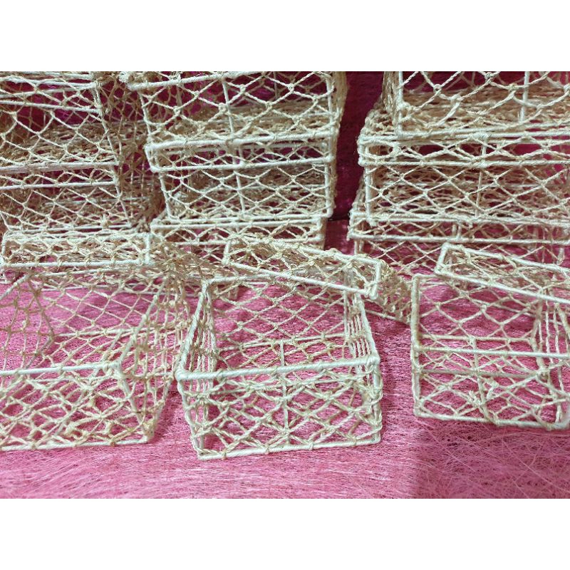 abaca box 4×4×2 only/gift or souvenir packaging | Shopee Philippines