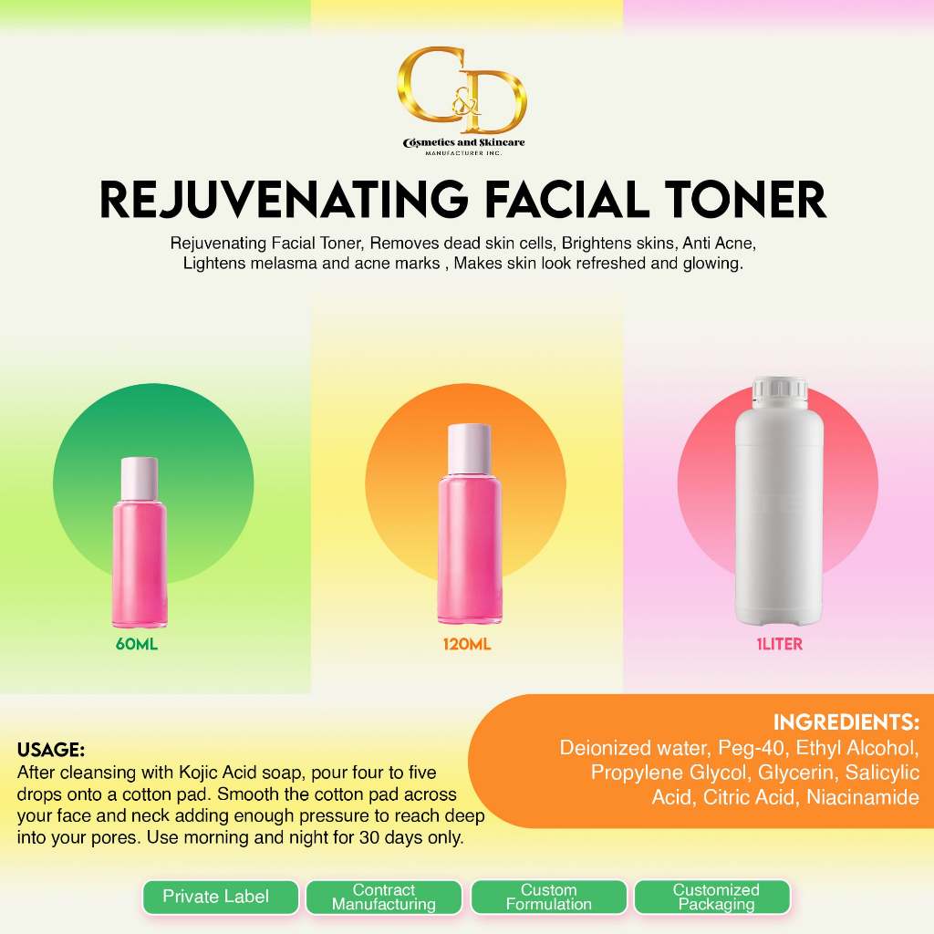 Rejuvenating Facial Toner 60ml | Shopee Philippines