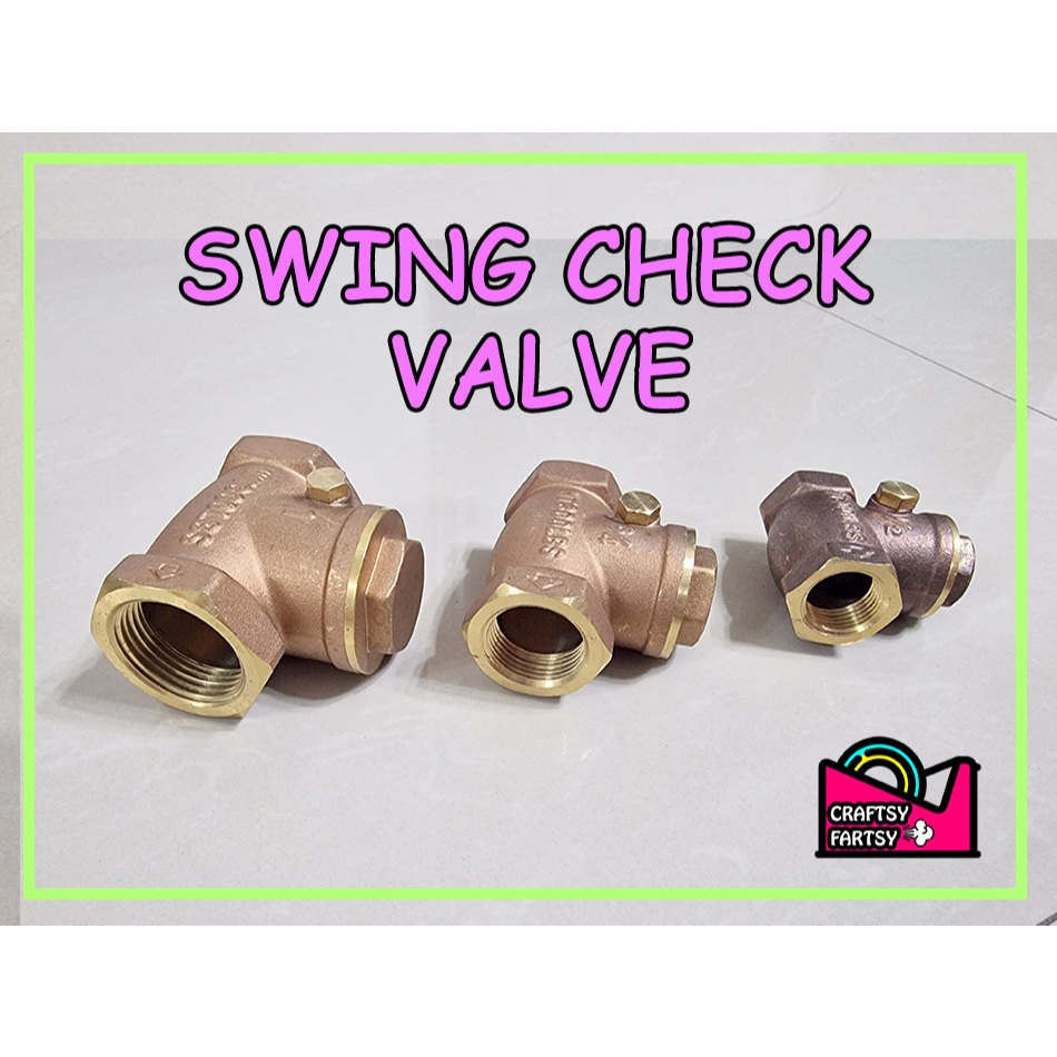 (PER PIECE) Great Volume Swing Check Valve 1/2 3/4 1 1 1/4 1 1/2 ...