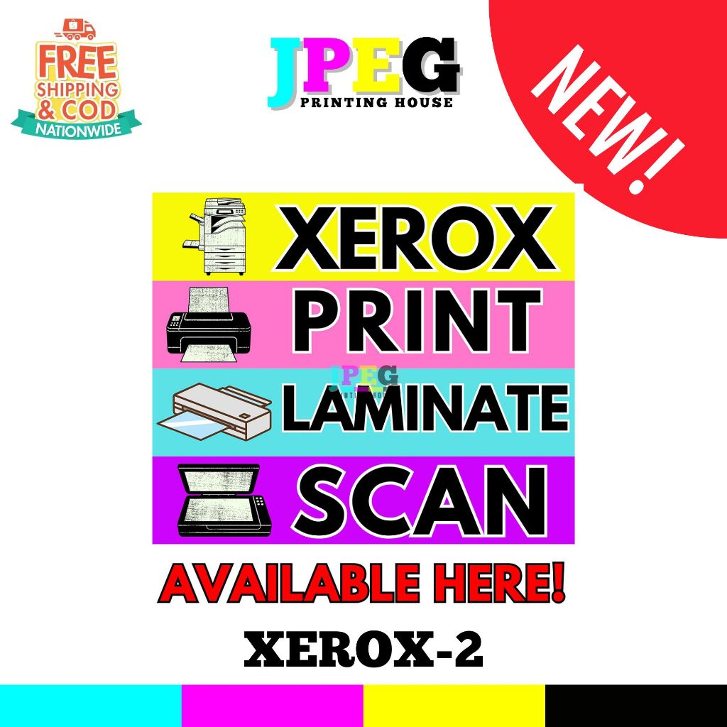 X2 XEROX SIGN LAMINATE LAMINATION SCAN PRINTING TARPAULIN FOR PHOTOCOPY TARP SQ1 1TARP | Shopee ...