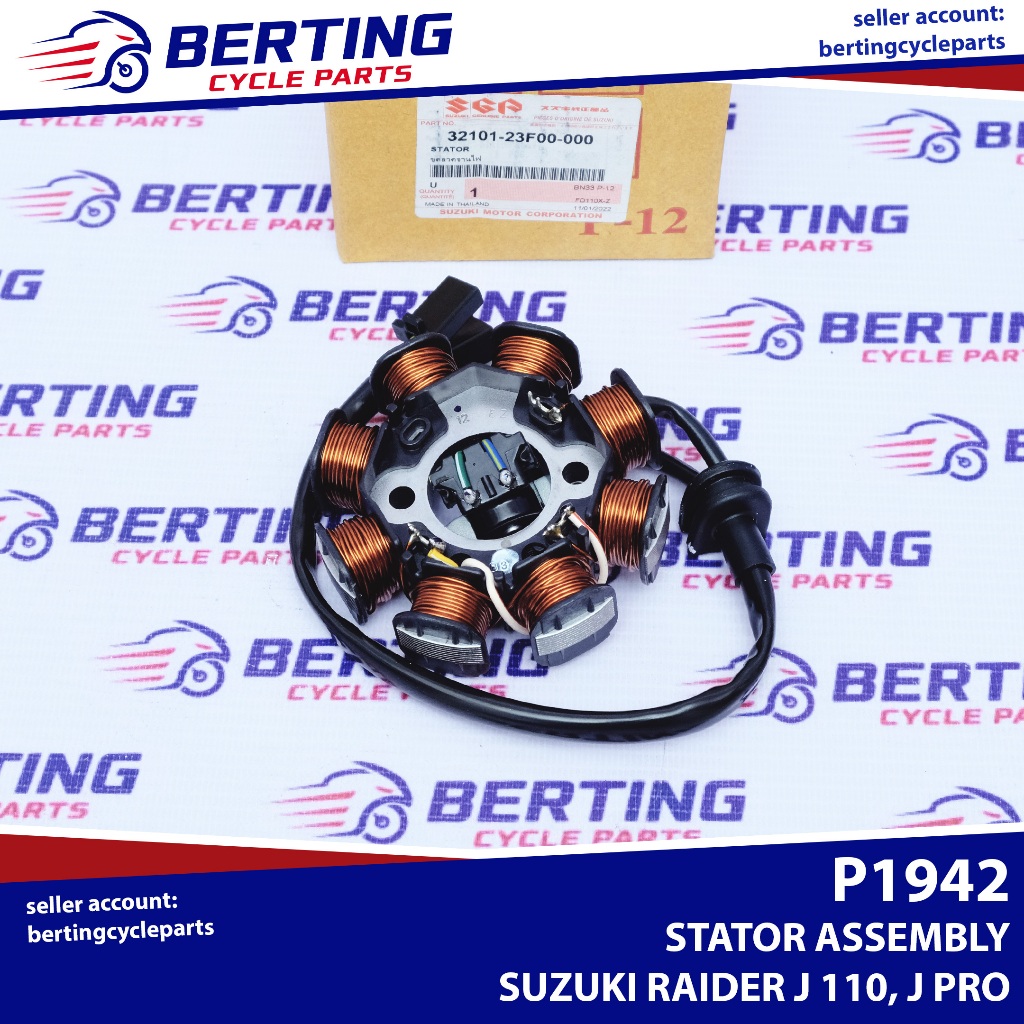 SGP STATOR ASSY Suzuki Shogun FD110 Raider J Pro Genuine 32101-23F00 ...
