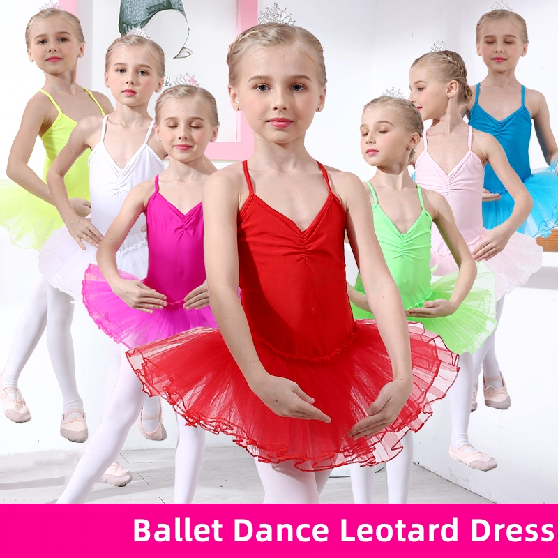 Ballet Dress for Kids Ballet Leotard Dancewear Dress Kids Girl Training ...