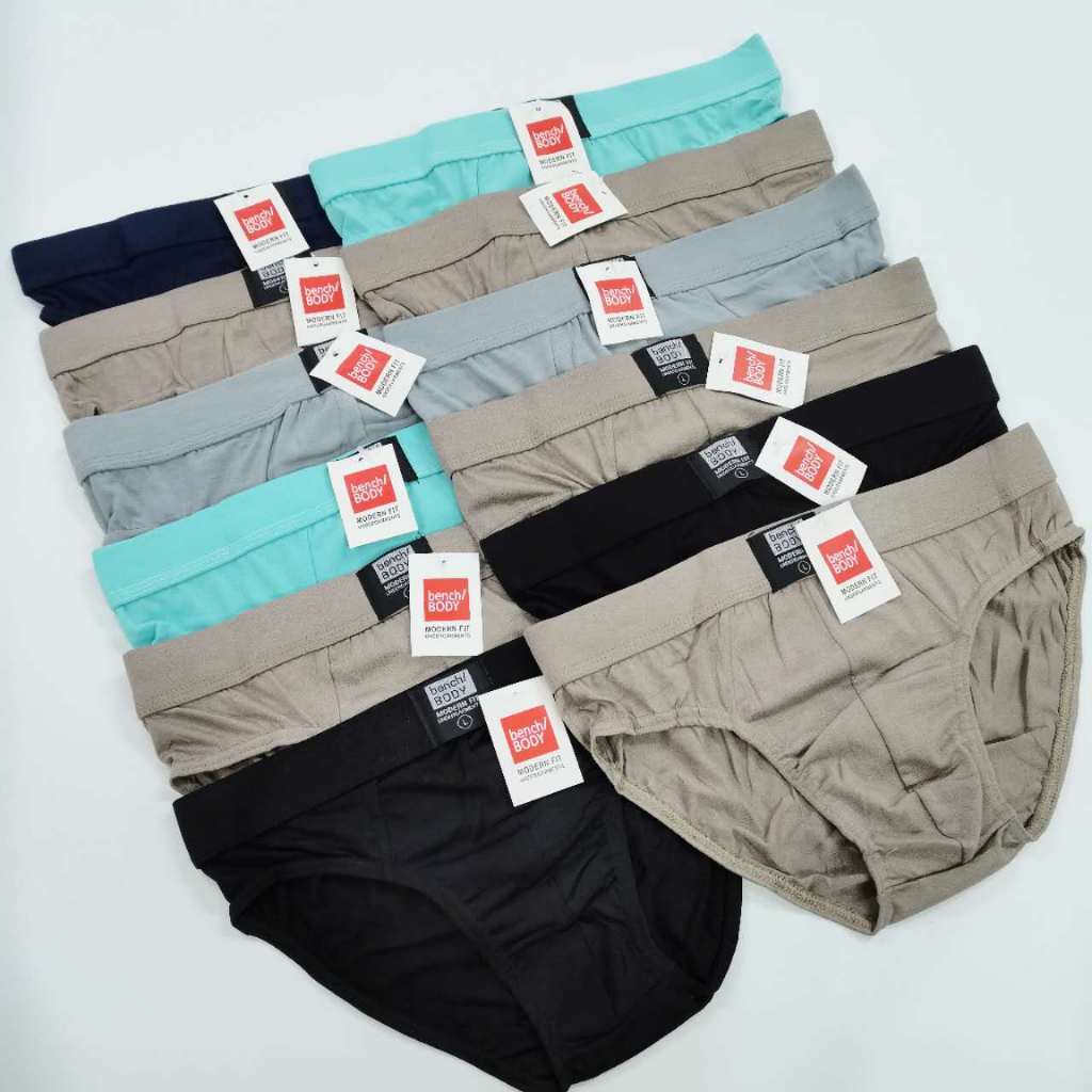 6 and12 PCS BRIEF INSIDE GARTER MENS ADULTCOTTON GOOD QUALITY | Shopee ...