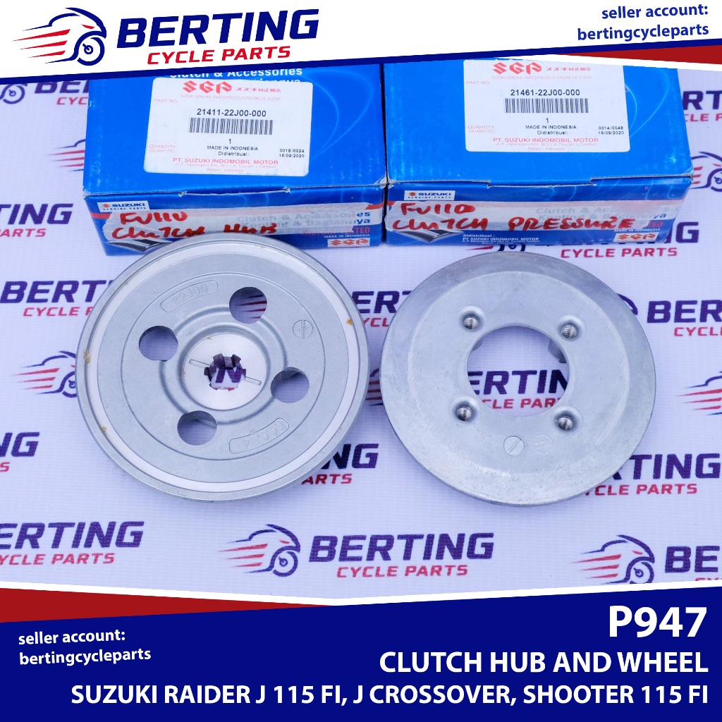 SGP CLUTCH HUB CLUTCH WHEEL Suzuki Raider J 115 FI Shooter 115 FI ...