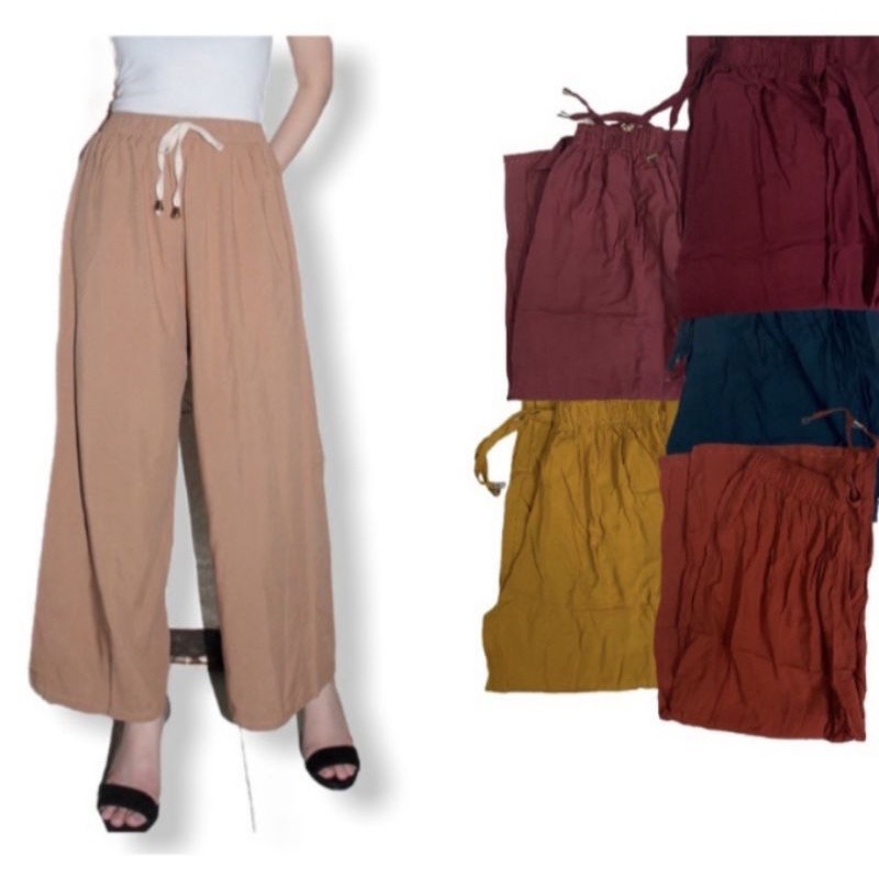 Challis Squarepants good and high quality Korean Style | Shopee Philippines