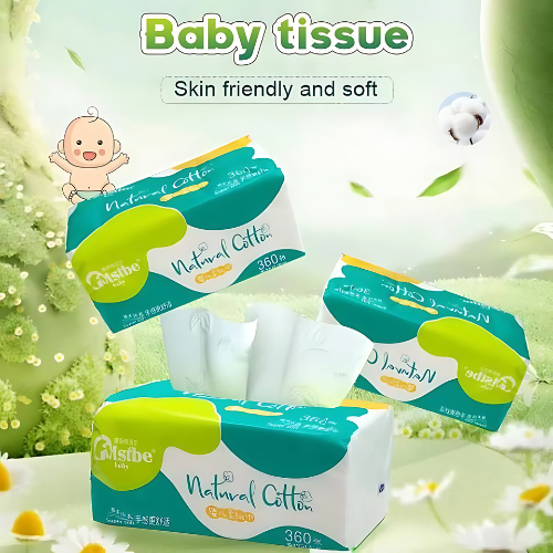 4-Ply 360 Sheets/pack Organic Green Tea Inter-Folded Cleaning Tissue ...