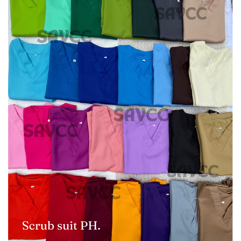 Scrub Suit Terno: unisex High-Quality Medical, Caregiver & Spa Uniform ...