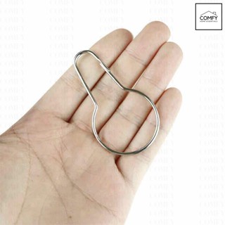 (10PCS/SET) C-RING With Lock C Ring Metal Chrome Gourd Hook For CR ...