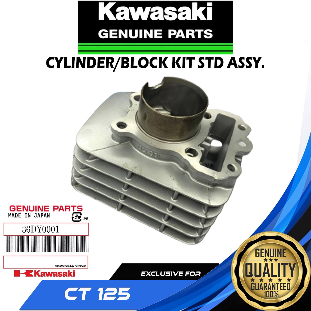KAWASAKI GENUINE CYLINDER/BLOCK KIT STD ASSY. FOR CT 125 ( 36DY0001 ...
