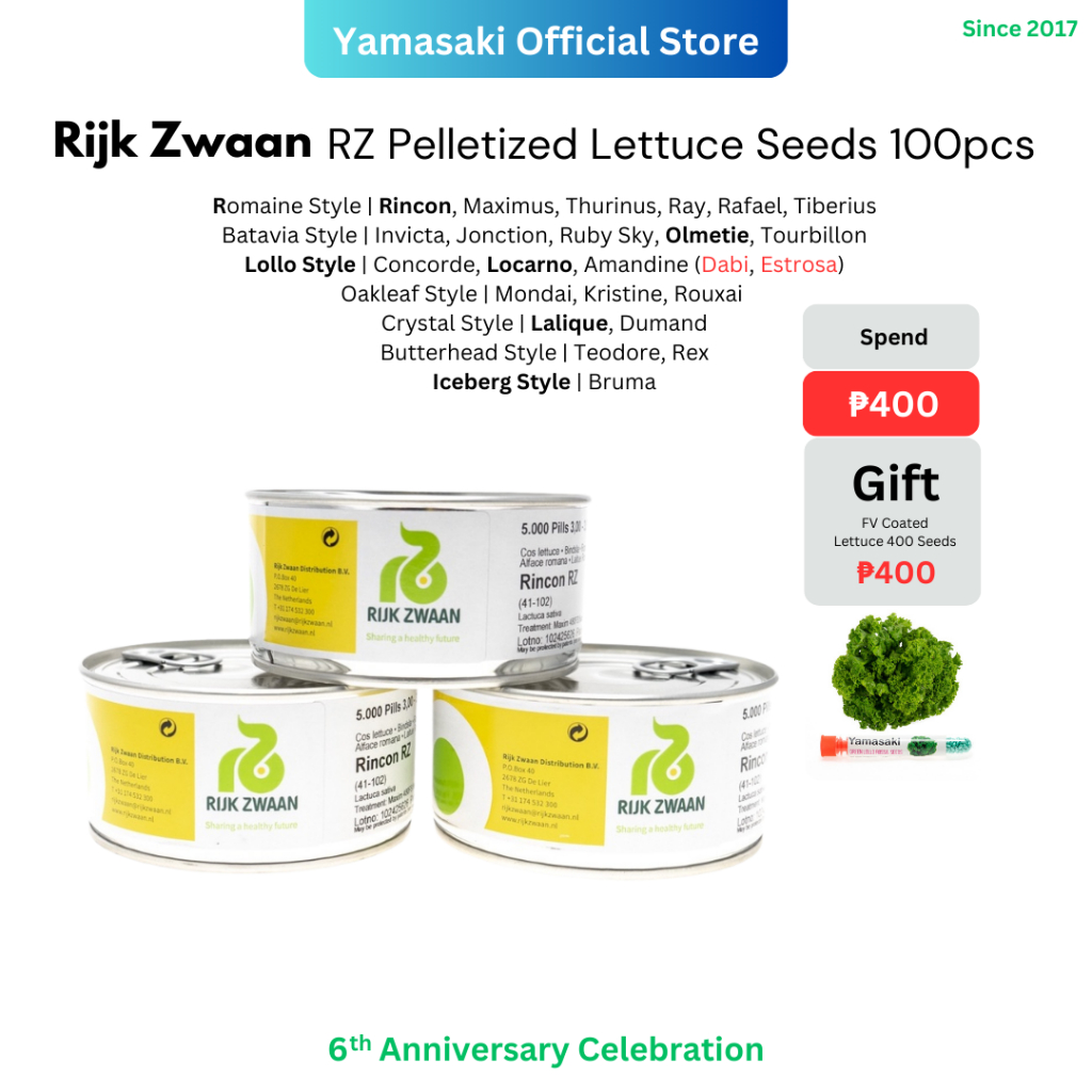 003 Rijk Zwaan RZ Lettuce Seeds 100 Pills | Lalique Invicta Jonction ...