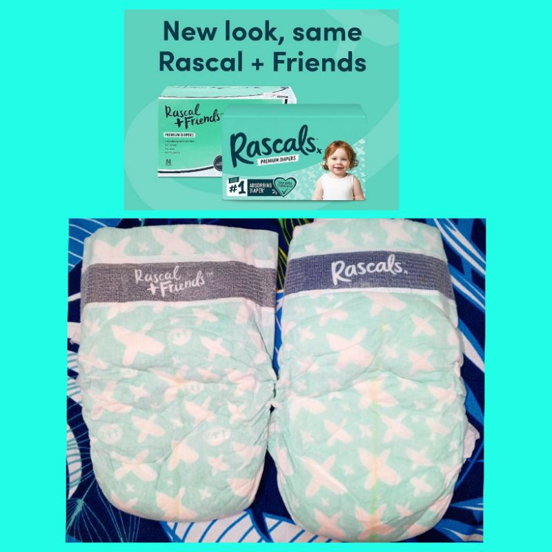 RASCAL + FRIENDS REPACKED DIAPER 50PIECES PER PACK | Shopee Philippines